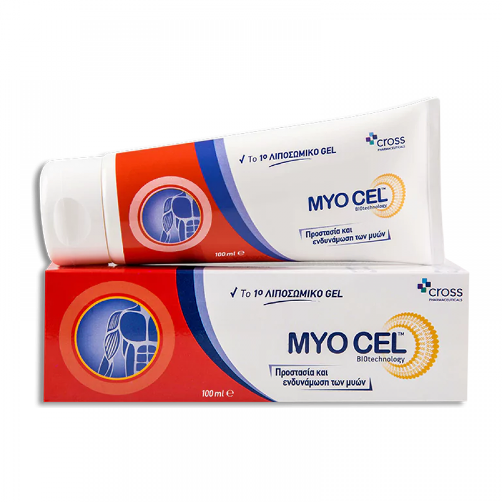 Cross Pharma Myo Cel 100ml - Λιποσωμική Γέλη για Μυικούς Πόνους και ...
