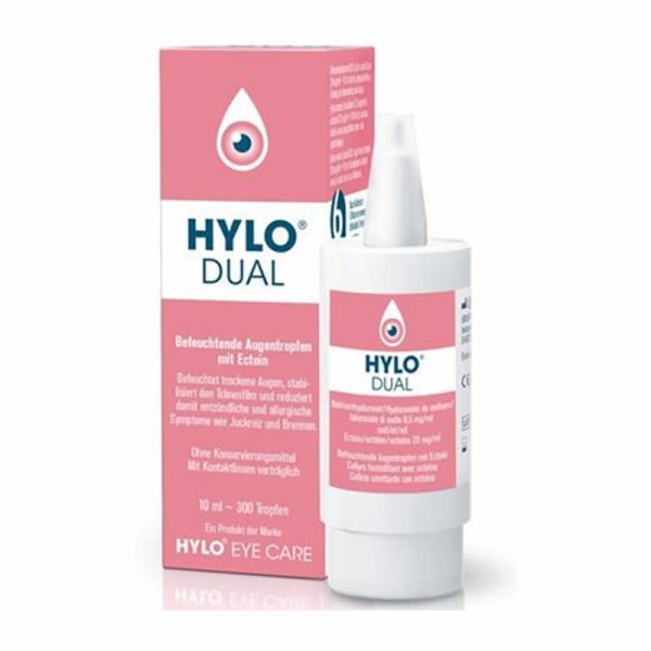 Ursapharm Hylo Dual Eye Drops 10ml (300 σταγόνες) - Οφθαλμικές Σταγόνες ...